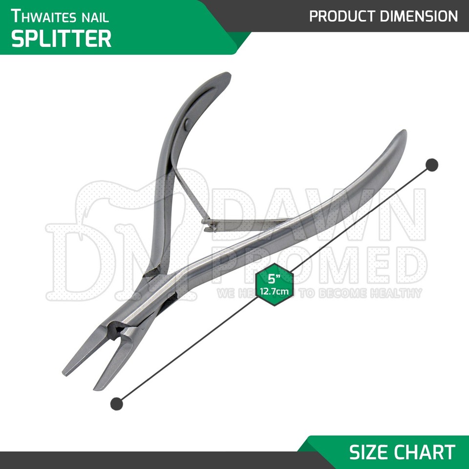 Thwaite Cutter Toe Nail Splitter 5" English Anvil Pattern Podiatry Inst ...