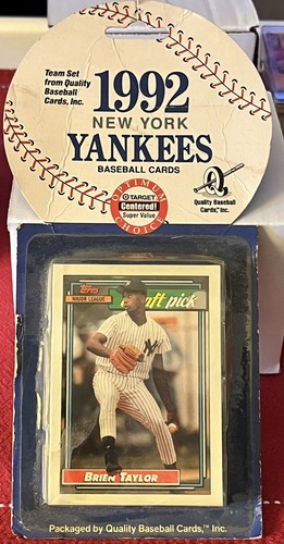 1992 Topps Yankees Team Set Target Quality Baseball Cards Inc. | eBay