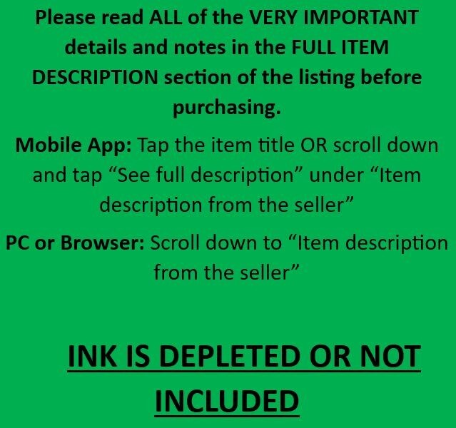 HP Officejet Pro 8715 Color Inkjet Printer NO INK 3k Pg Ct All-In-One ...