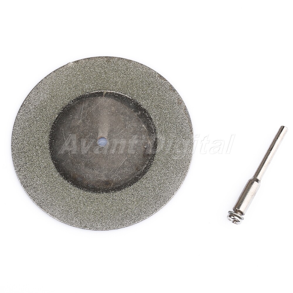 2.4" 60mm Diamond Coated Cut Off Wheel Cutting Disc + 1 Mandrel for ...