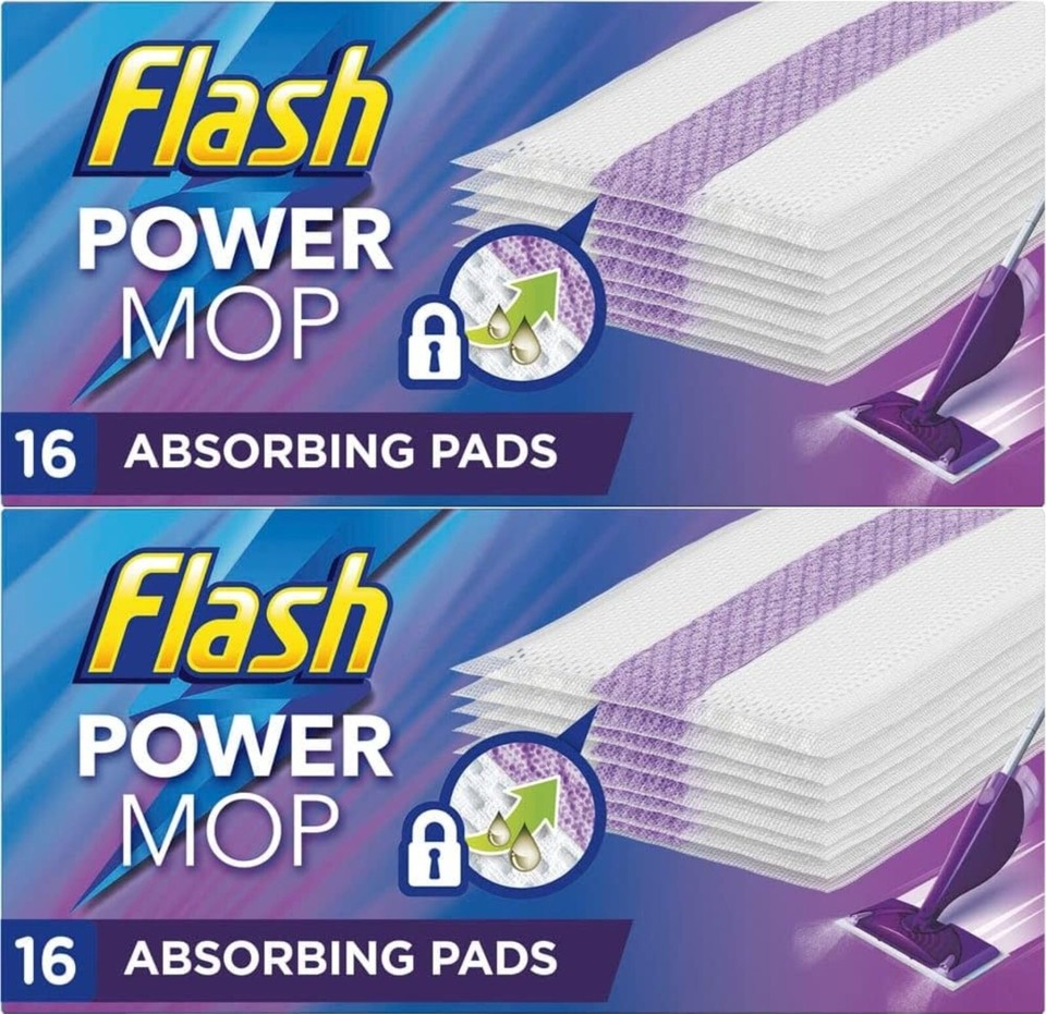 Flash Power Mop Starter Kit Dual Spray Mop For Any Type of Floor OR ...