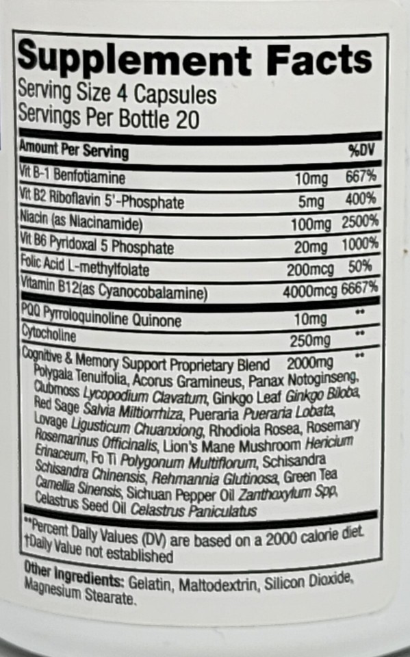 Immunocorp Acuitol Advanced Mental Acuity Support 80 Capsules New Exp ...