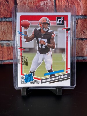 2023 Donruss Dorian Thompson-Robinson Rated Rookie DTR Browns QB *CLEAN ...