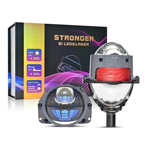 3.0'' Laser Bi LED Projector Lens 140W Car Headlight H4 H7 H1 Universal ...