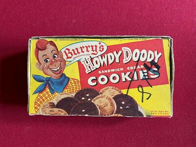 1950's, Howdy Doody, "Burry's Cookies" Display Box (RARE) Vintage | eBay