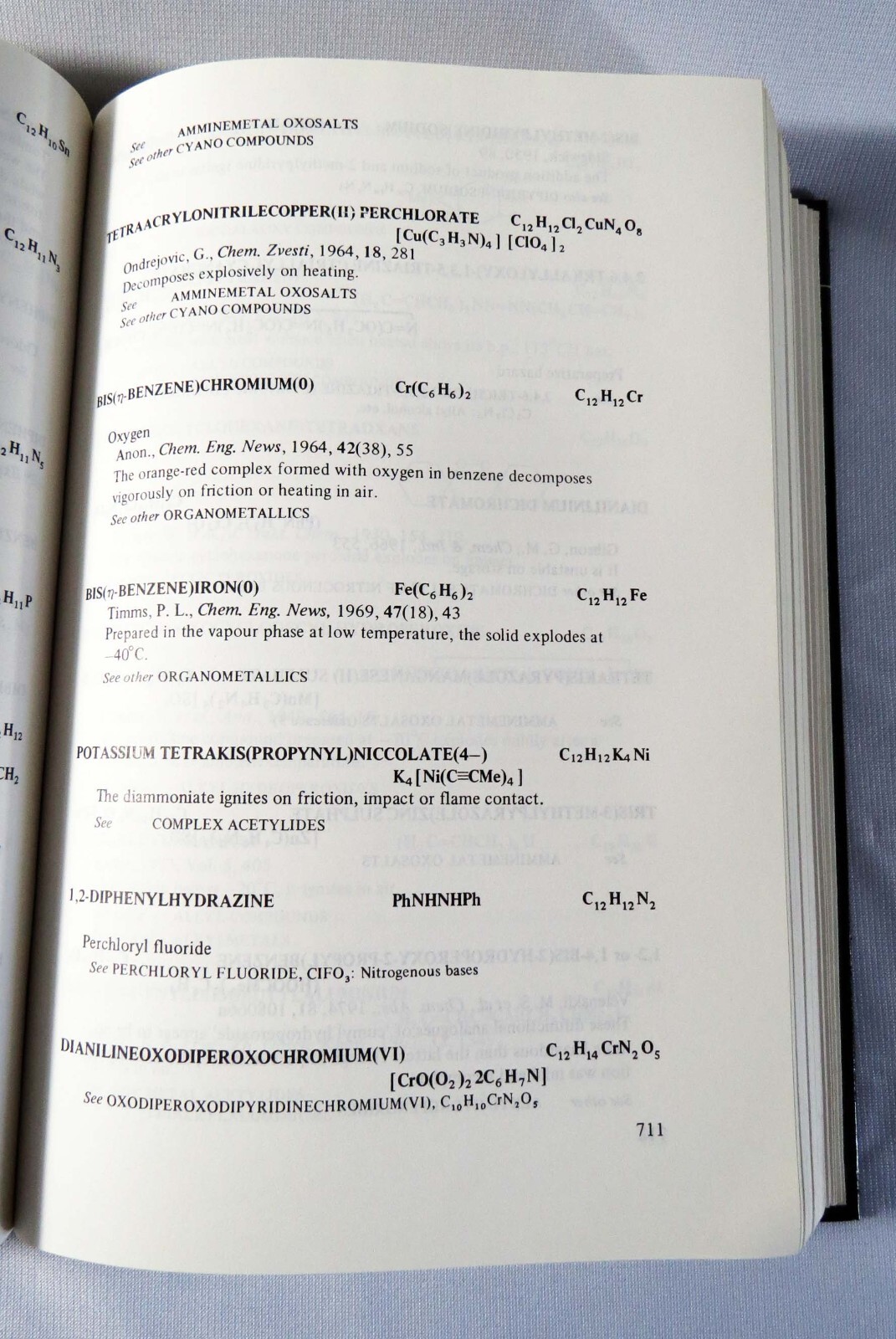 Handbook of Reactive Chemical Hazards : An Indexed Guide to Published ...