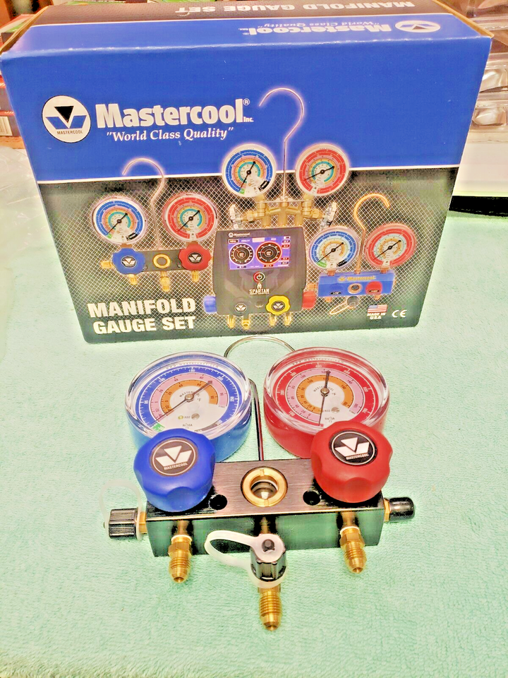 R32 Refrigerant Gauge Set R-32 R41Oa Mastercool Model 51103 Refrigerant ...