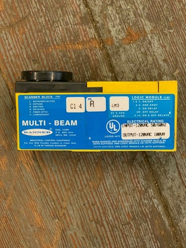BANNER MULTI-BEAM SCANNER BLOCK C1-4 120VAC 50/60HZ | eBay