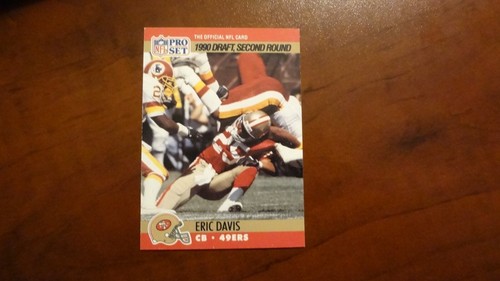 1990 PRO SET # 722 ERIC DAVIS FOOTBALL CARD | eBay
