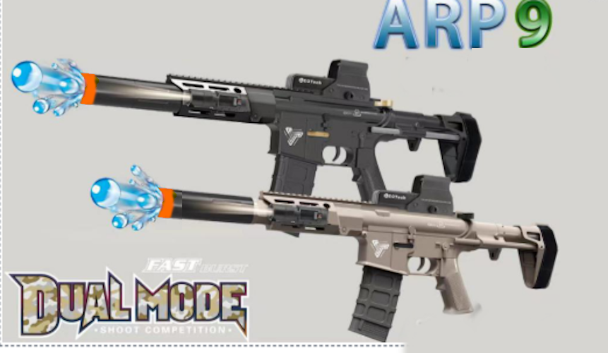 ARP 9 Gel Blaster Nylon WITH multicolored Tracer fast shooting adult ...