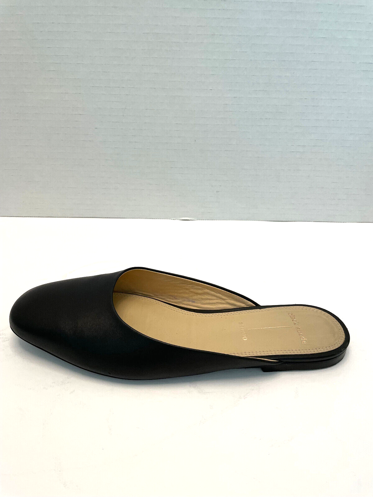 Black Leather Mule Slides by Black Suede Studio Sz 6.5 EUR 37 | eBay