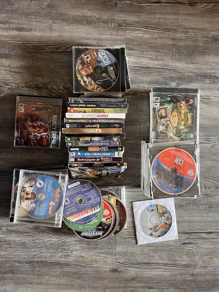 Lot of 80+ Vintage CD-ROM PC Games + See Pictures for titles | eBay