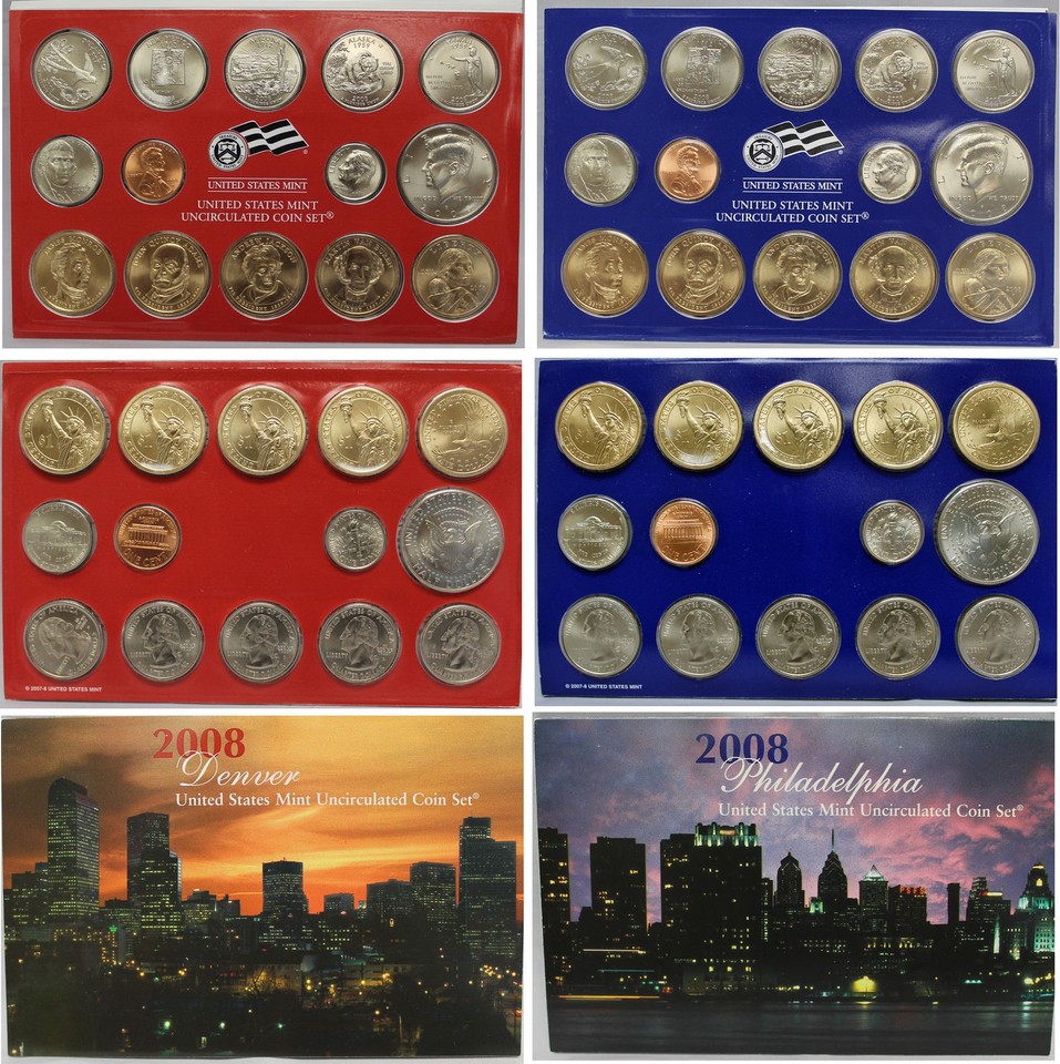 2008 PD US Mint Set (OGP) 28 coins | eBay