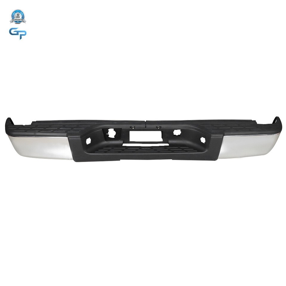 Complete Chrome Rear Bumper For Chevy Silverado GMC Sierra 1500 Truck ...