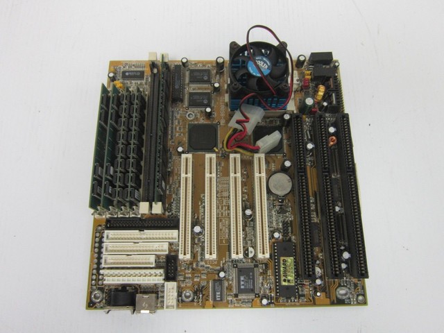 BIOSTAR Mb-8500ttd Intel Socket 7 Motherboard Amd-k6 266 192m 3 ISA ...