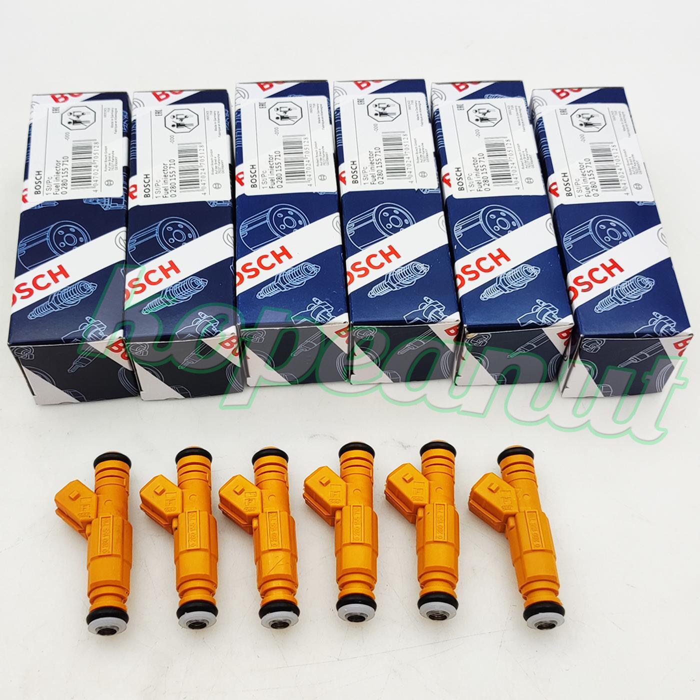 6Pcs Fuel Injectors Set For 1987-1998 Bosch & Jeep Grand Cherokee ...