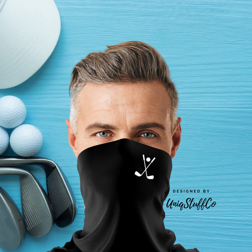 Golf Neck Gaiter Face Cover Washable Breathable Soft 4 Way - For Men | eBay