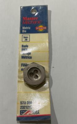 Master Mechanic 573 899 3mm - .50 Metric Die USA | eBay