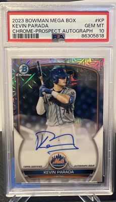 2023 Bowman Chrome Mega Kevin Parada PSA 10 | eBay