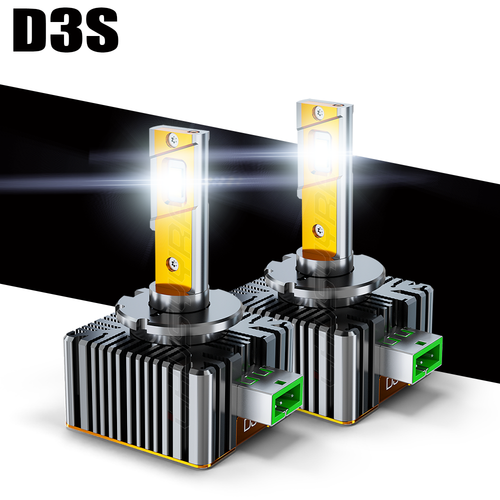 2pcs LED Headlight Bulbs Replace D3S D3R HID Xenon 6000K White ...