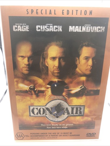 Con Air (DVD, 1997) Region 4, Great condition, Free Postage ...