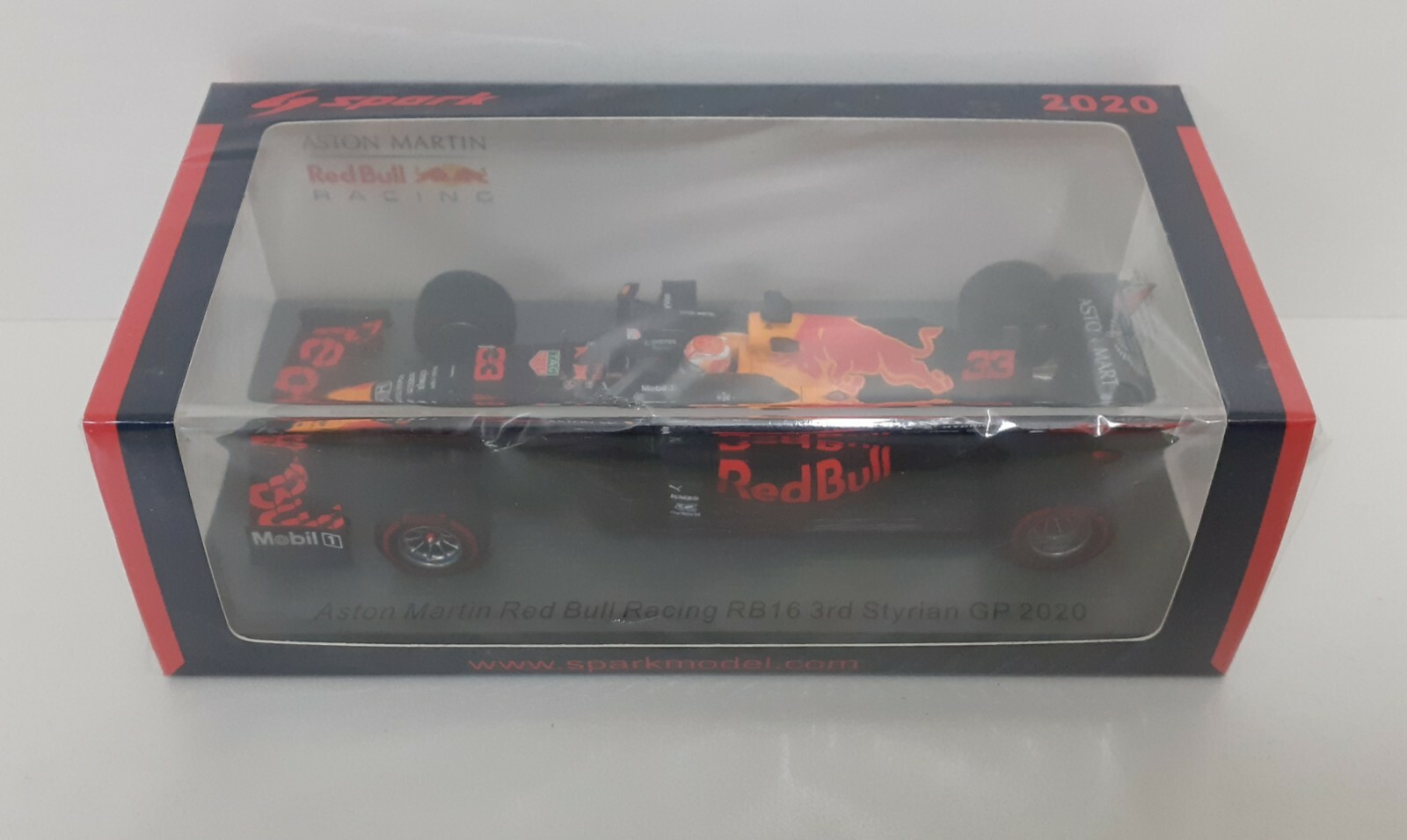 Spark Model 1:43 Die Cast Car F1 Red Bull Honda Verstappen 2020 ...