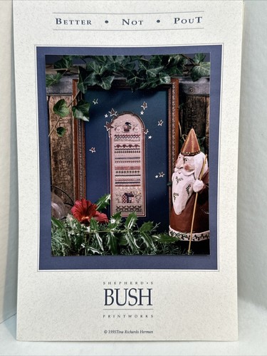 SHEPHERD'S BUSH-Counted Cross Stitch Leaflet-BETTER NOT POUT-Pattern ...