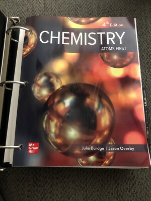 Textbook for McGraw Hill Chemistry Atoms First (4th, Int. Student ...