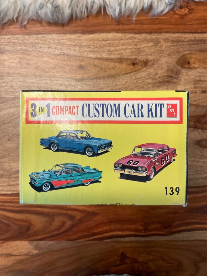 VTG 1960 AMT Ford Falcon Compact Custom Car Kit – Fully Assembled & Painted | eBay