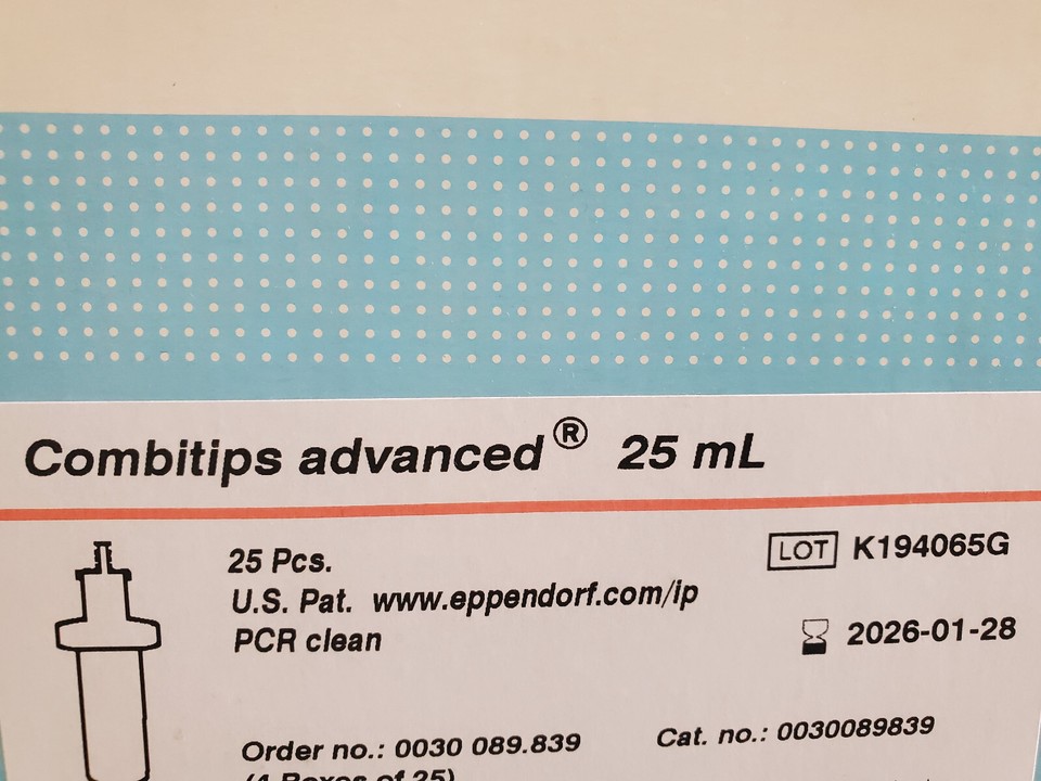 Eppendorf Combitips Advanced 25ml - 25pcs | eBay