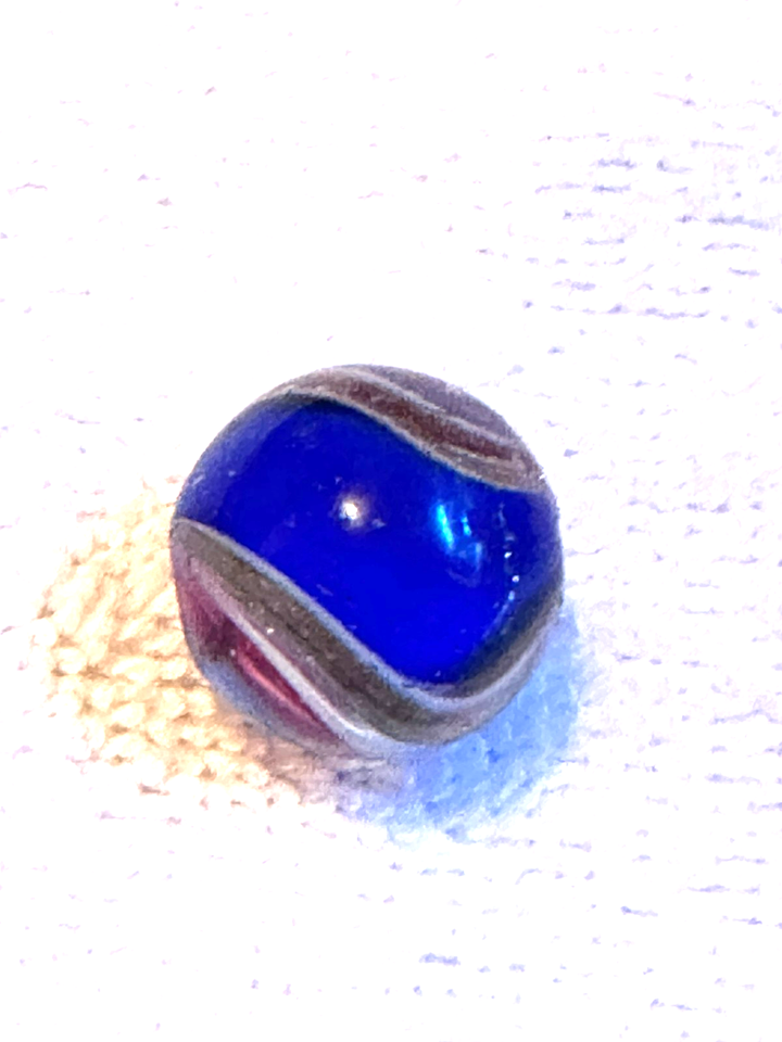 ANTIQUE GERMAN MARBLES COLLECTION OF 3 RIBBON LUTZ 0.86-0.77 EXCELLENT ...