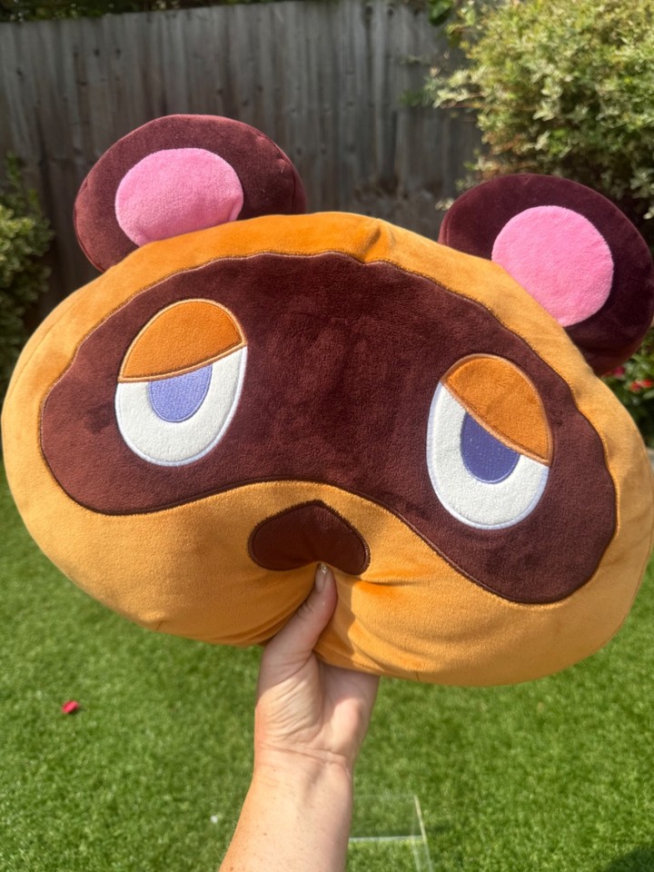 TOMY ANIMAL CROSSING CLUB MOCCHI TOM NOOK 15" 40cm MEGA SOFT PLUSH TOY ...