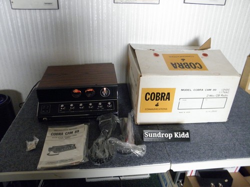 Vintage Cobra Cam 89 CB Radio Base Station 23 Channel w Micophone and ...