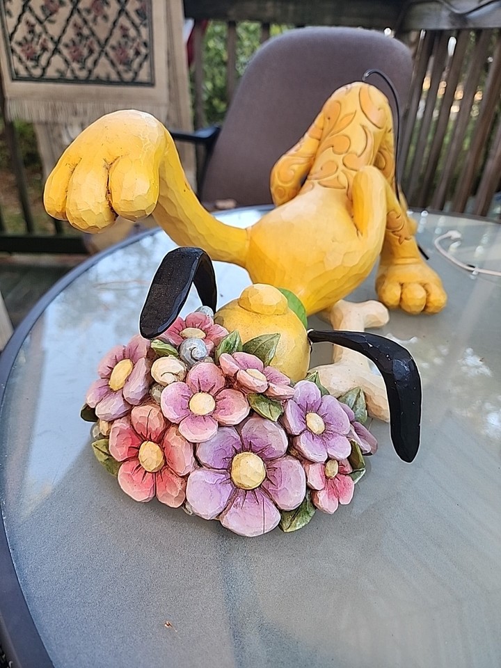 Pluto Disney Traditions Jim Shore Big Fig 4013266 Pluto's Scavenger ...