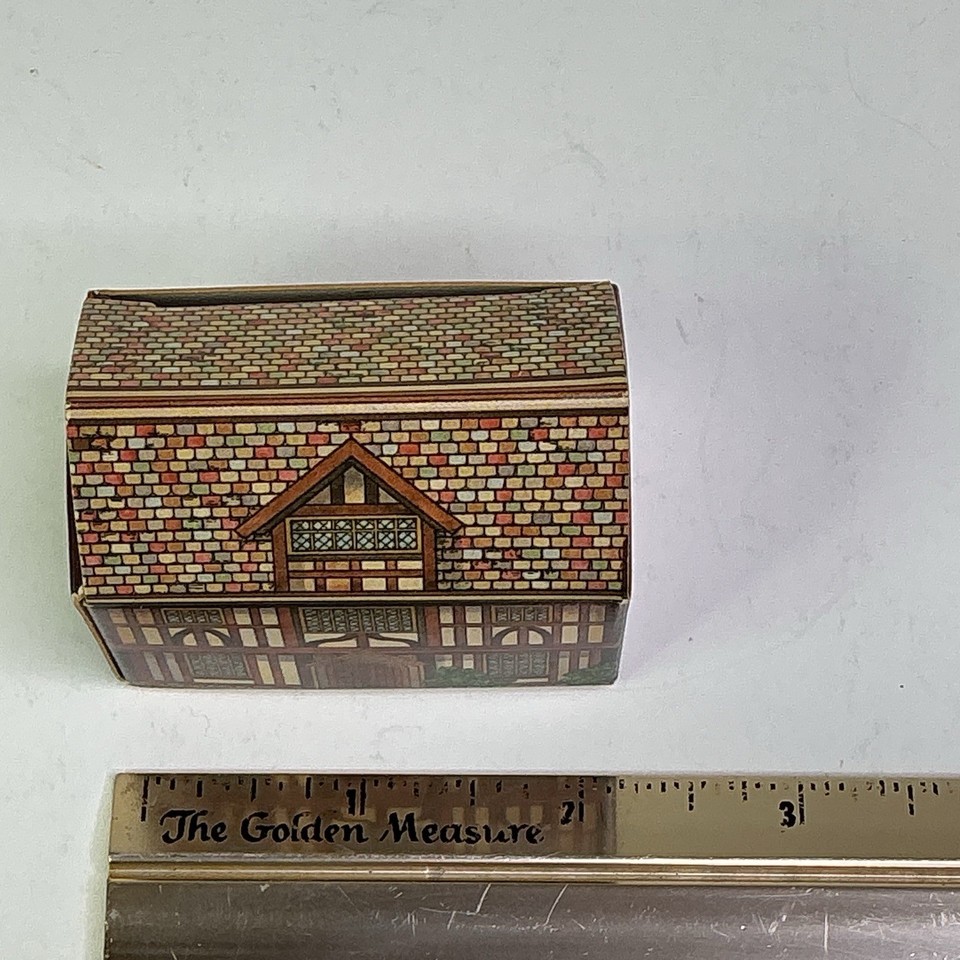 Vtg 80s Dollhouse Miniature Cardboard House Kandell Designs ENGLAND ...