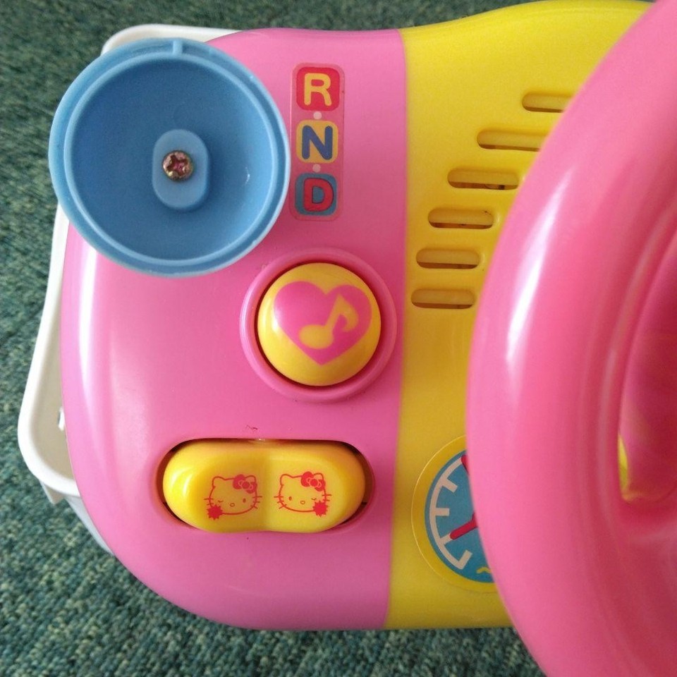 Hello Kitty Outing Melody Handle Toy, Light & Melody Tested, Used, No ...