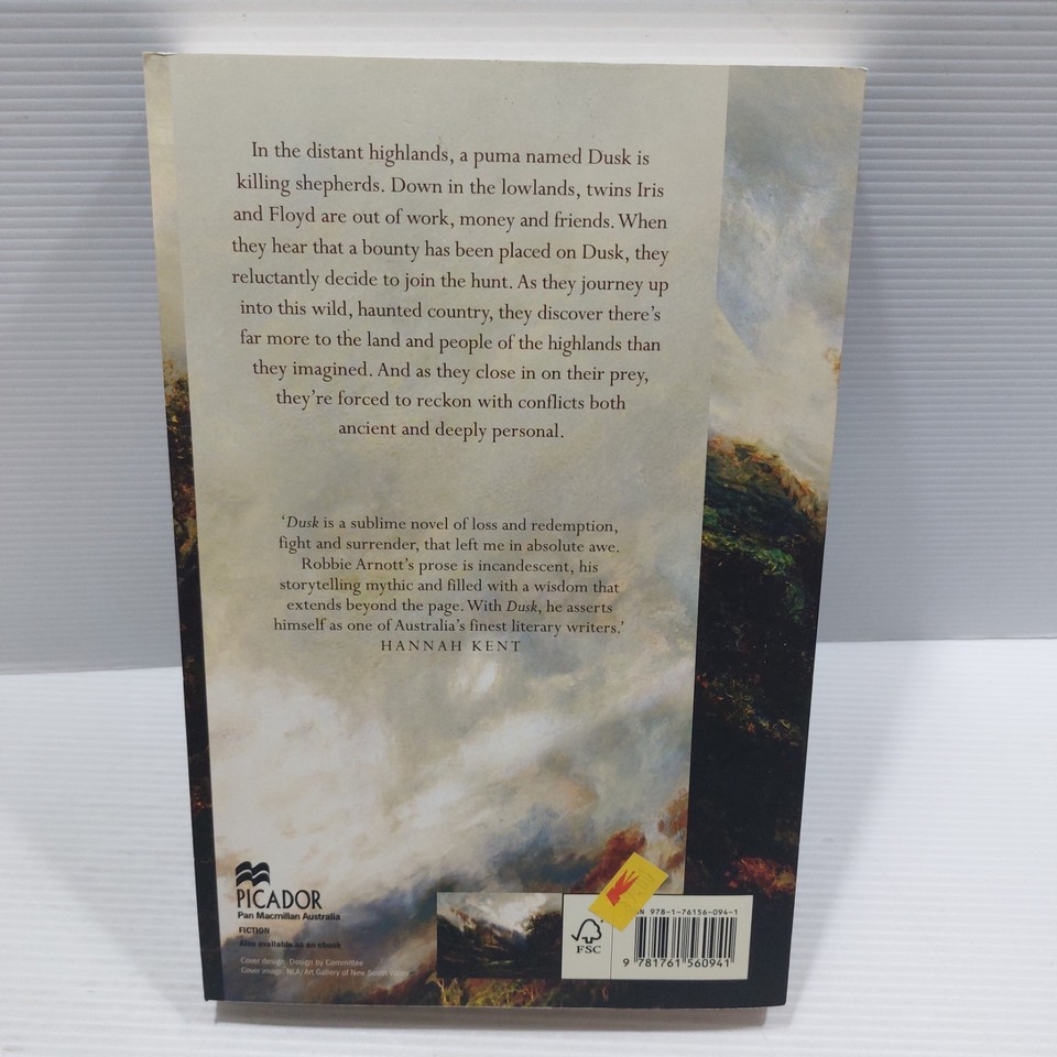 Dusk by Robbie Arnott Large Paperback Australia literature Limberlost ...