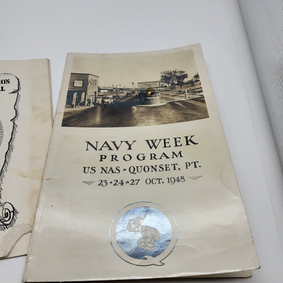 Navy Week Program 1948 Naval Air Station Quonset Point RI Military ...