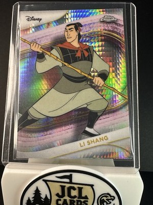 2025 Topps Chrome Disney - Li Shang Mulan #41 Prism Refractor | eBay