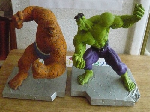 THING VS HULK BOOKENDS STATUE 857 MARVEL COMICS CREATIVE LICENSE | eBay