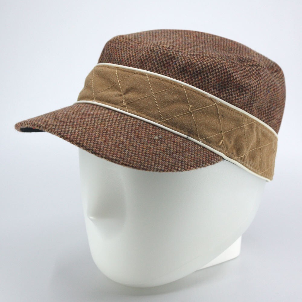 New Fall Winter Army Men Women Cadet Hunting Cap L XL Wool Black Olive ...