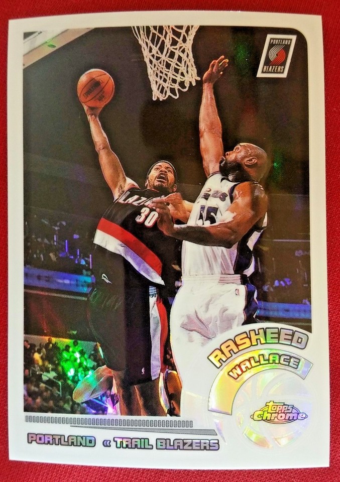 2002-03 Topps Chrome Refractors White Border IVERSON WALKER PIERCE ...