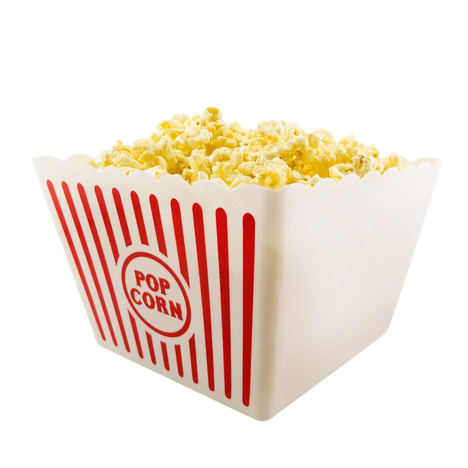 Plastic Popcorn Containers Popcorn Boxes Classtic Popcorn Bucket Movie ...