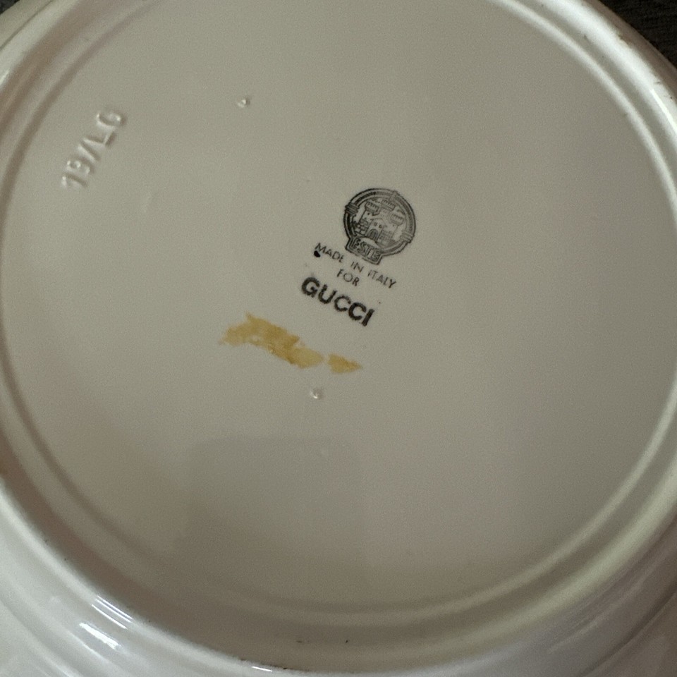 Gucci Vintage Gucci Porcelain Serving Bowl Horsebit | eBay