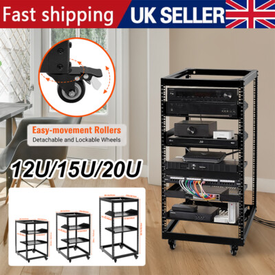 20U 4 Post Rackmount Server Frame Network Cabinet Open Frame Server ...