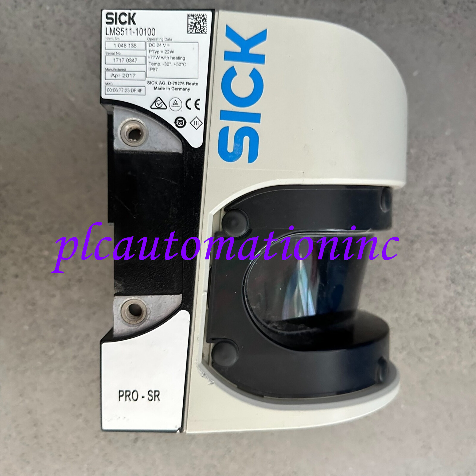 Used LMS511-10100 SICK Safety Laser Scanner FedEx/DHL | eBay