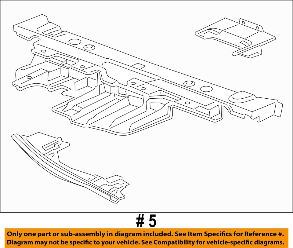 GM OEM 15-16 Cruze Limited Grille Components-Upper Support 94560620 | eBay