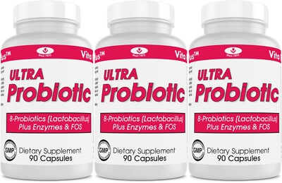 3 Pack Vita Plus Ultra probiotic 90 capsules | eBay