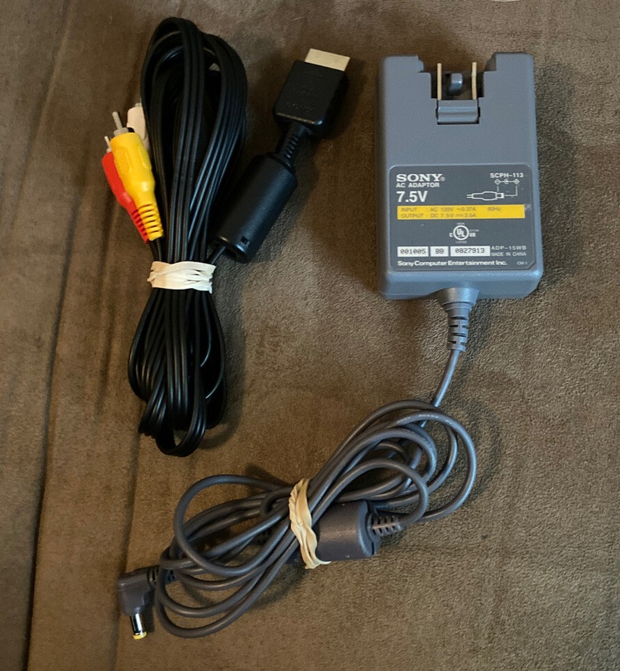 Official Sony PlayStation 1 PS1 Slim PSone Console Complete w ...