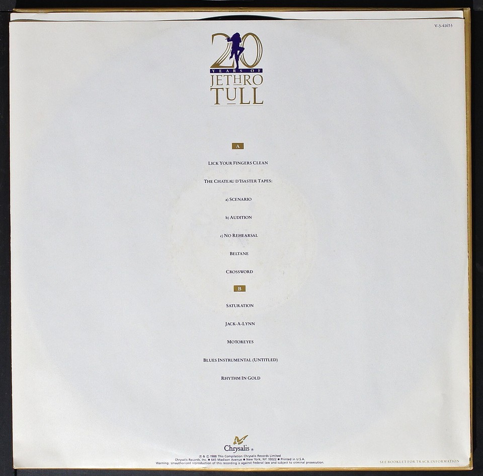 Jethro Tull - 20 Years Of Jethro Tull Box - original 5xLP record [NHA5 ...